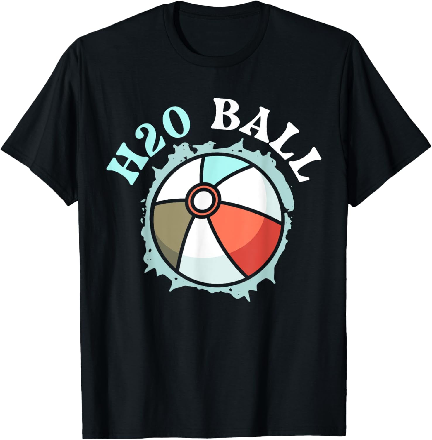 H2O Ball Pool Party Inflatable Sphere Water Ball Lover T-Shirt ...