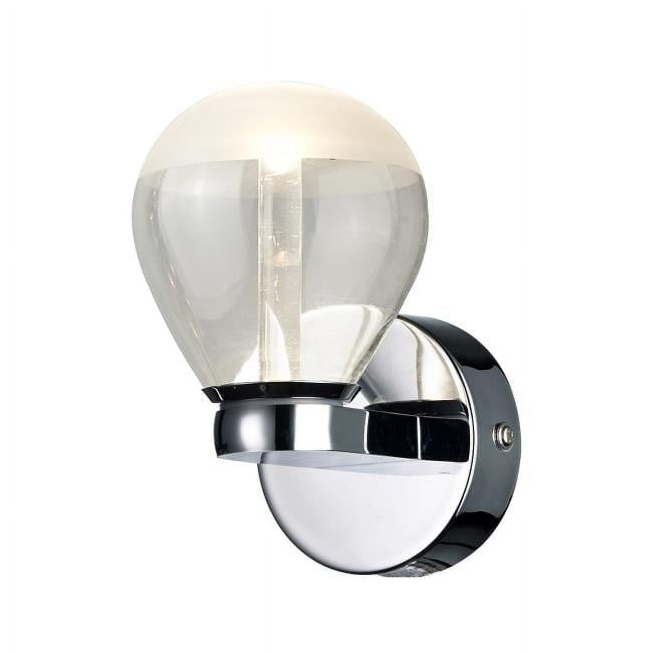 H2O Bulb 1 Light Bulb Wall Sconce, Chrome - Walmart.com