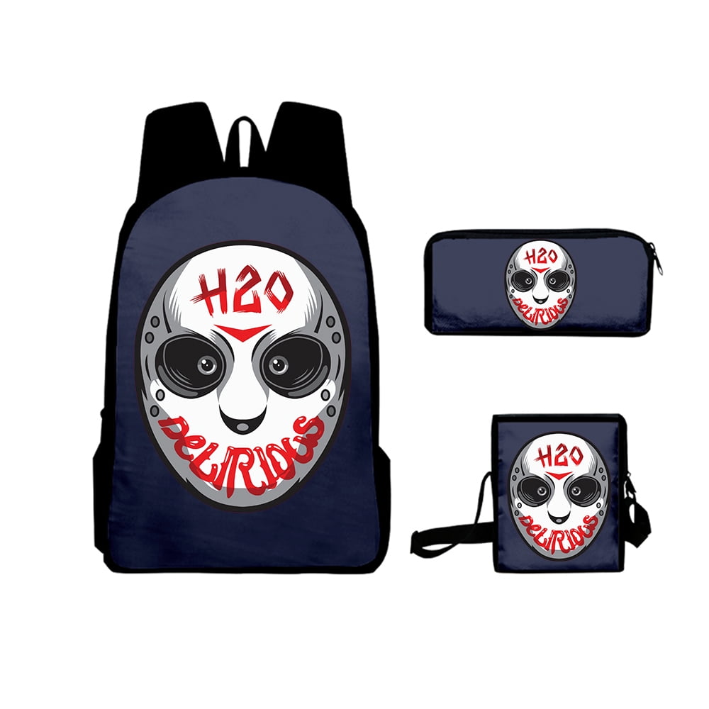 H2O Delirious Cosplay Backpacks 3 Piece Sets Men Women Daypack Hip Hop ...