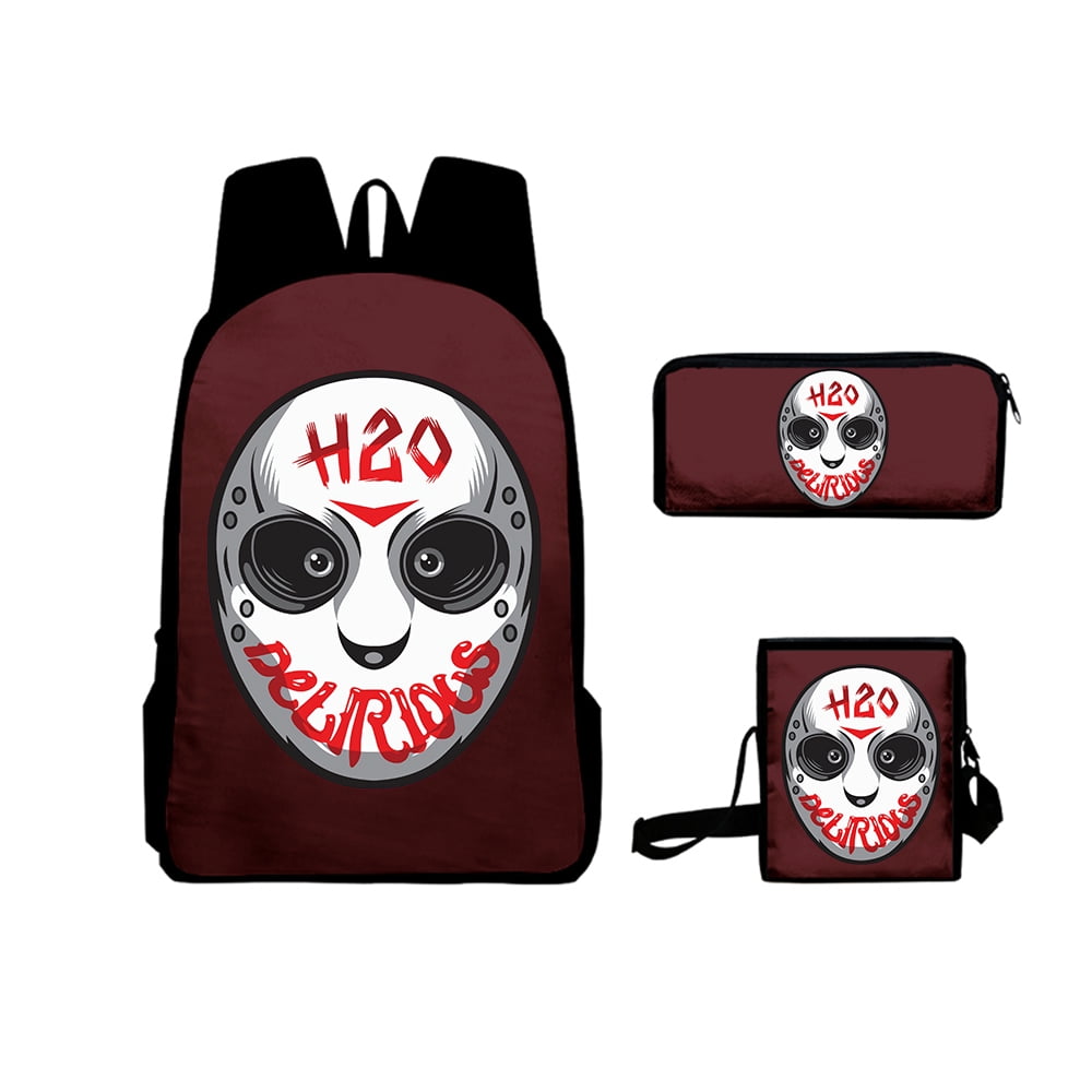 H2O Delirious Cosplay Backpacks 3 Piece Sets Men Women Daypack Hip Hop ...