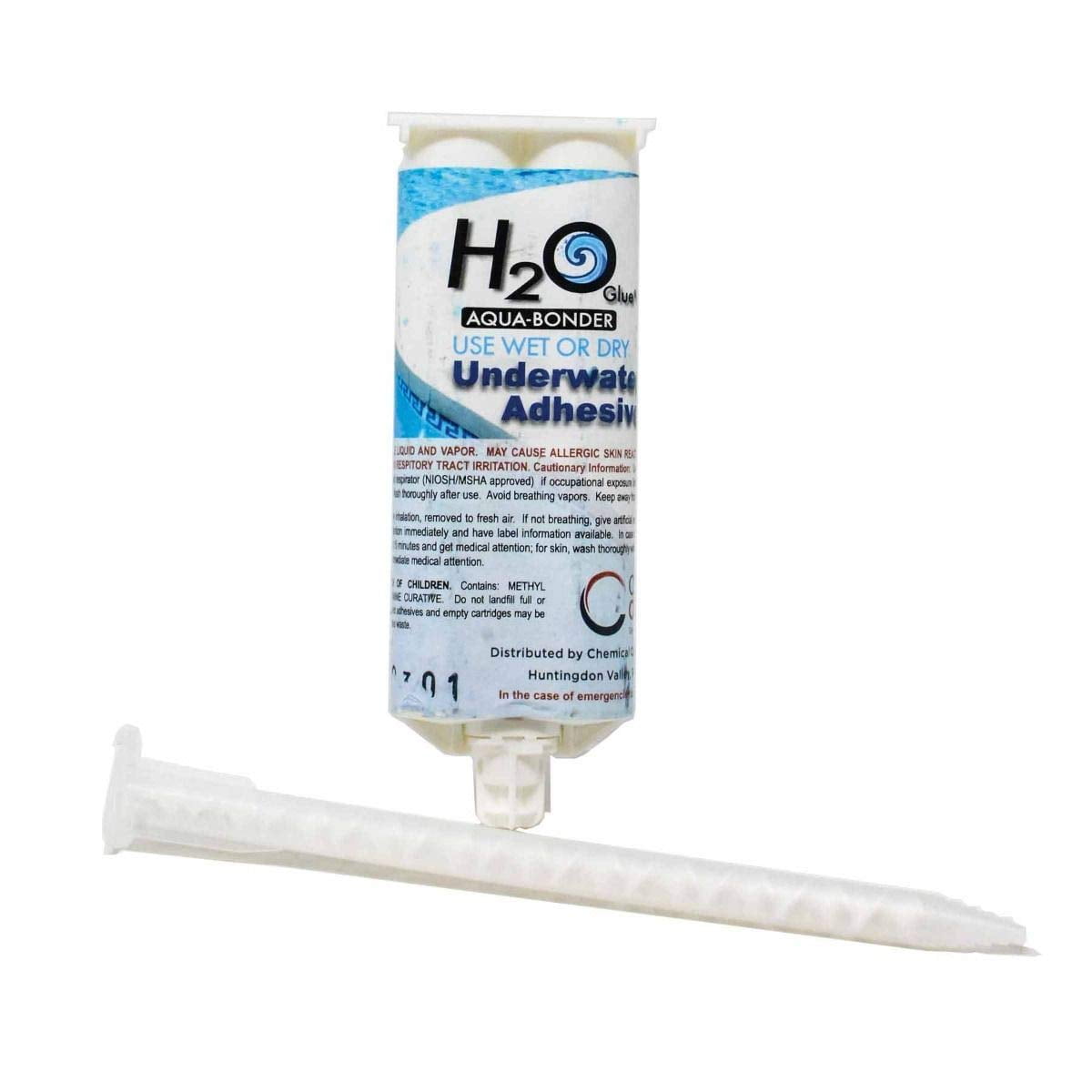 H2O Glue - 50ML Underwater Acrylic Adhesive w/ 190-620 Mixing Tip ...