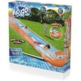 H2O Go One 16 Feet Dual Lane Water Slide with Built-in Sprinklers and ...