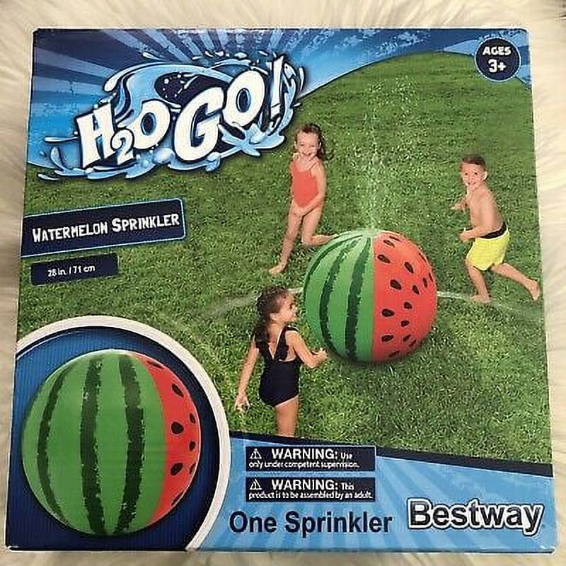 H2O Go! 28 Inch Watermelon Water Sprinkler Ball for Beach Splash ...