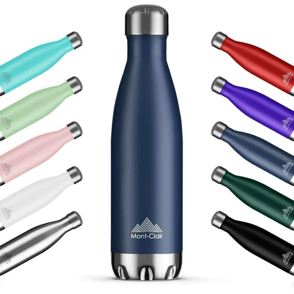 H2O Stainless Steel Water Bottle, Vacuum insulated - BPA Free, 12h Hot ...
