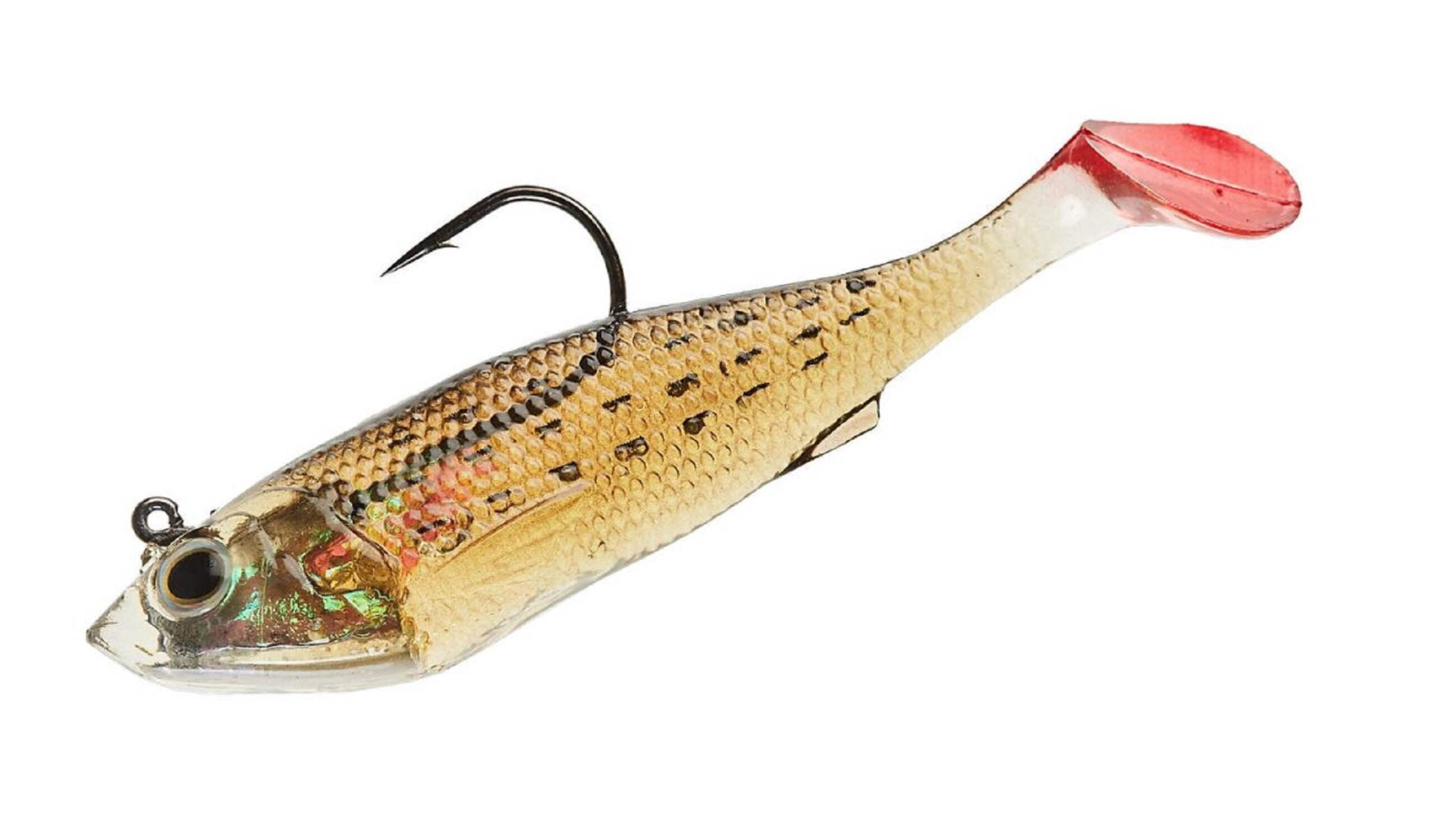 H2O Xpress 3" Saltwater Pre-Rigged Fishing Swim Shad - 3 Pack - Walmart.com