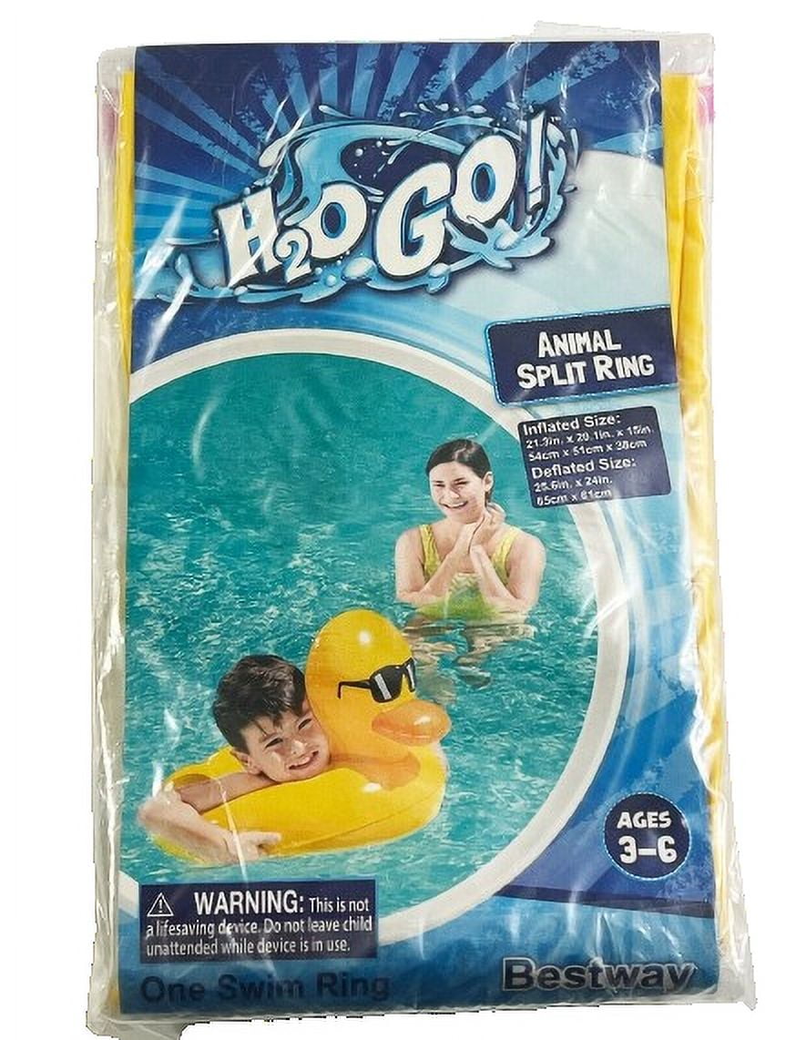 H2OGO! Animal Split Ring Inflatable Pool Floatie, ages 3-6 - Walmart.com