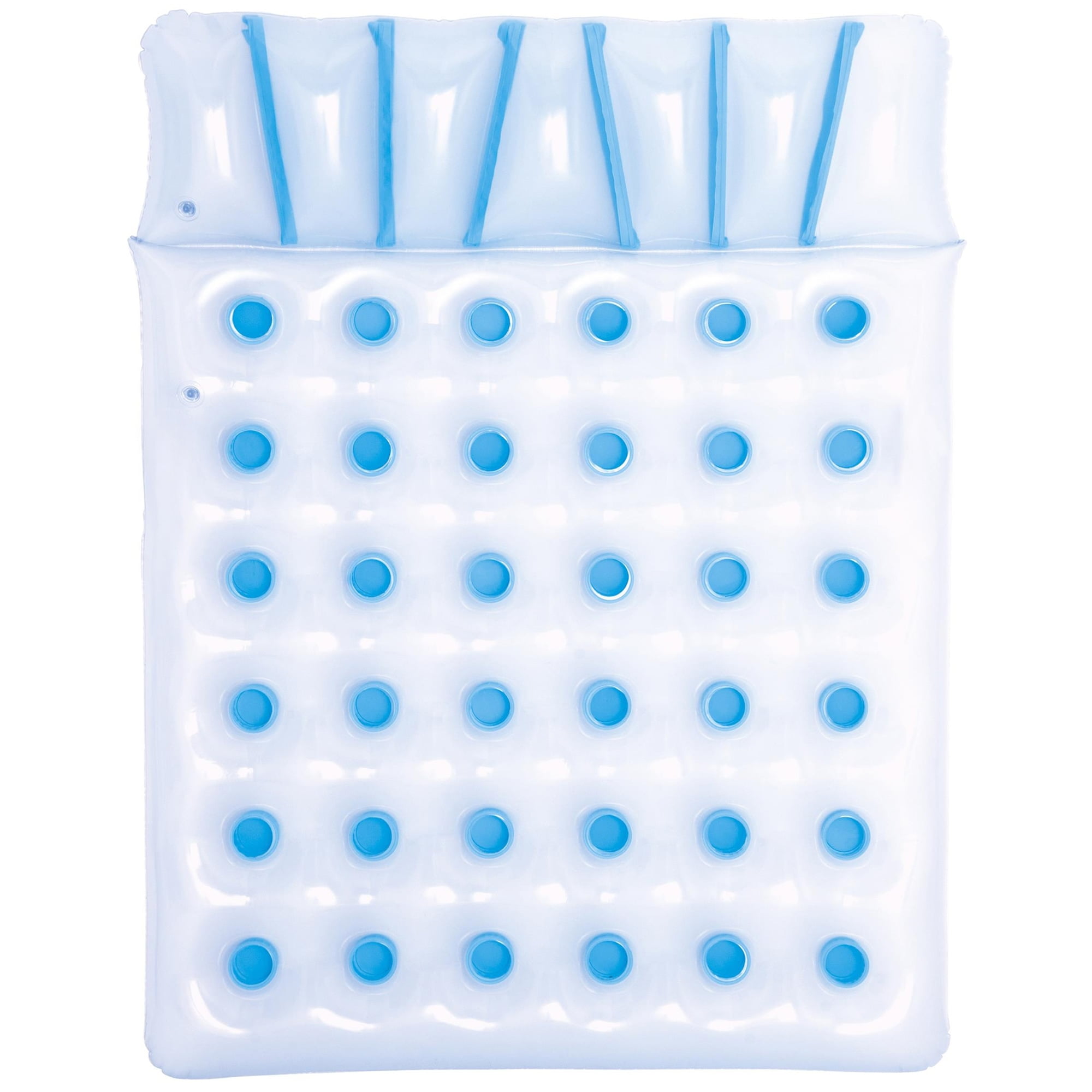 Bestway: Double Beach Bed Lounge - Blue, 2 Person Inflatable Pool Float ...