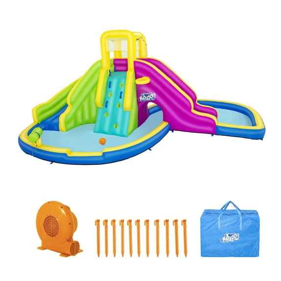 Open Box H2OGO Funfinity Inflatable Mega Water Park w/Blower Pump ...