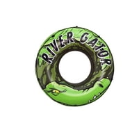 H2OGO Green River Gator 47-in Pool Ring Float with Grab Rope