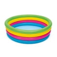 H2OGO! Inflatable Rainbow Play Kids Swimming Pool, Round, Inflatable ...