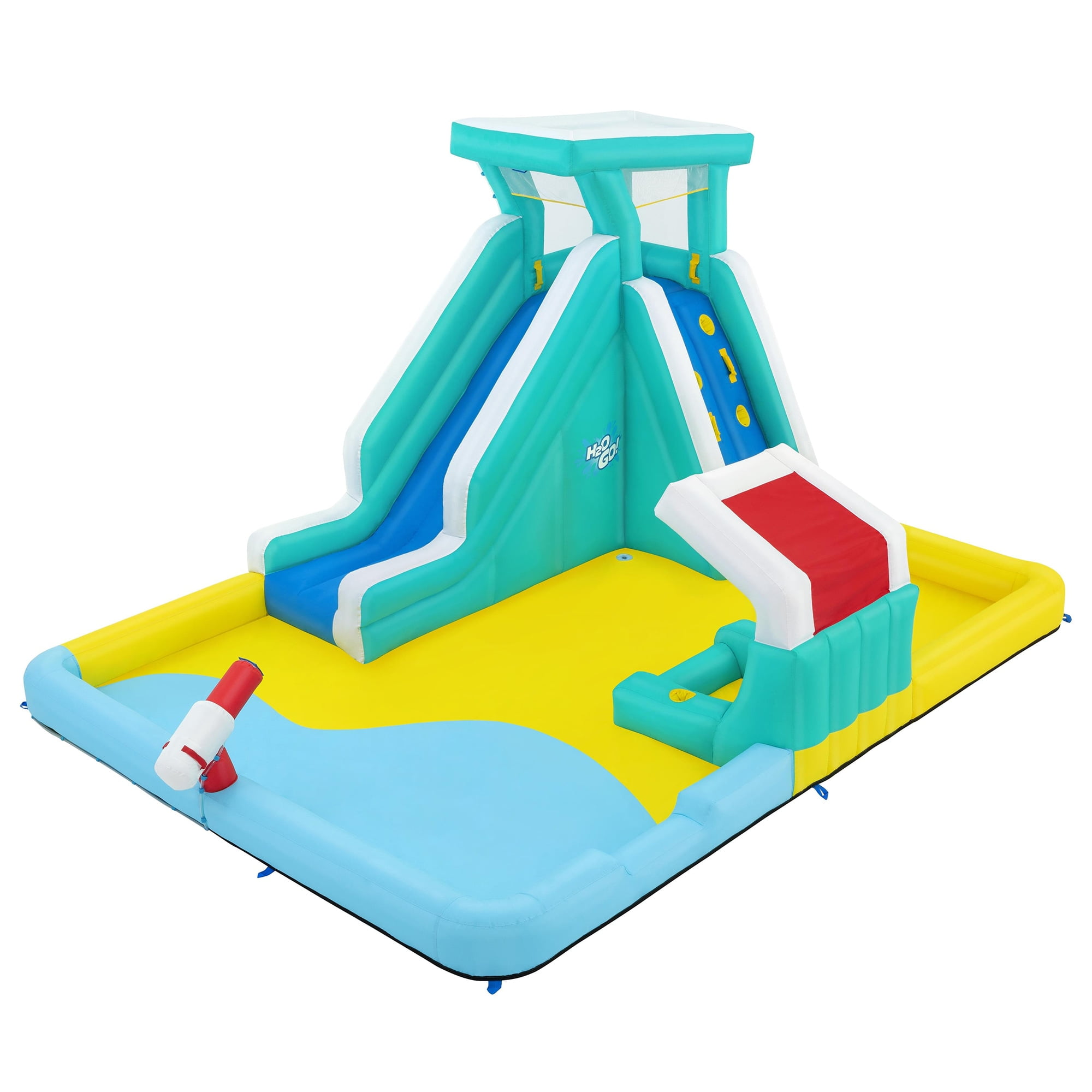 H2OGO! Mega Water Park - Beach Blast - 14'9" x 11'2" x 8'3", Inflatable ...