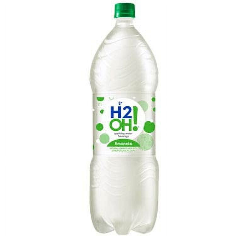 H2OH!, Flavor Limoneto, 1.75 L, PET Bottle, Shelf-Stable, Bubbly Texture, No Artificial ...