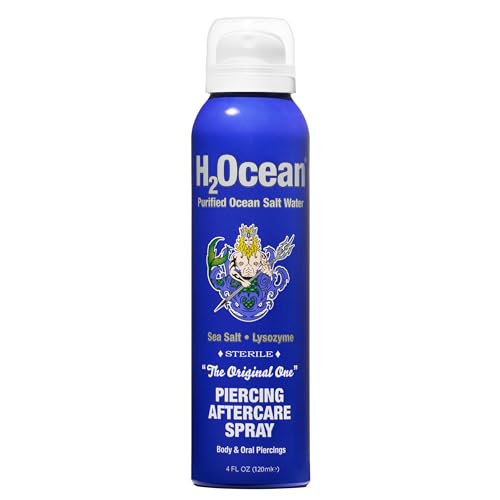 H2Ocean Piercing Aftercare Spray, Sea Salt Keloid & Bump Treatment ...
