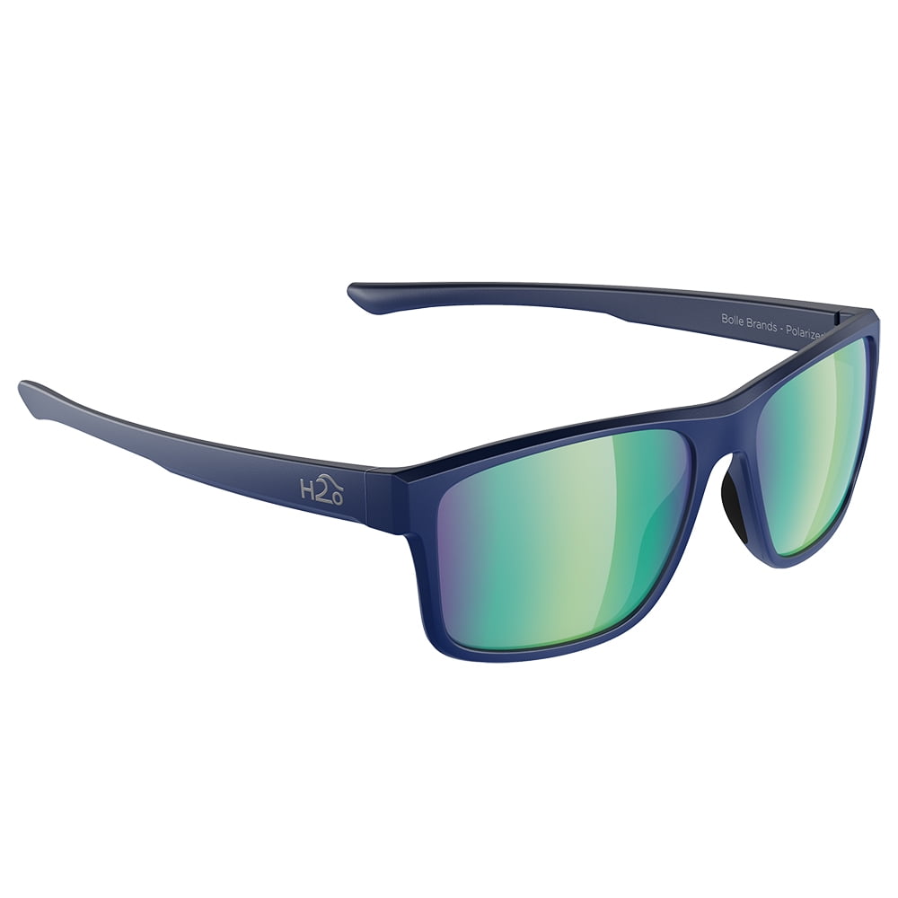 H2Optix Coronado Sunglasses Navy-Matte, Green Flash Mirror Lens Cat. 3 ...