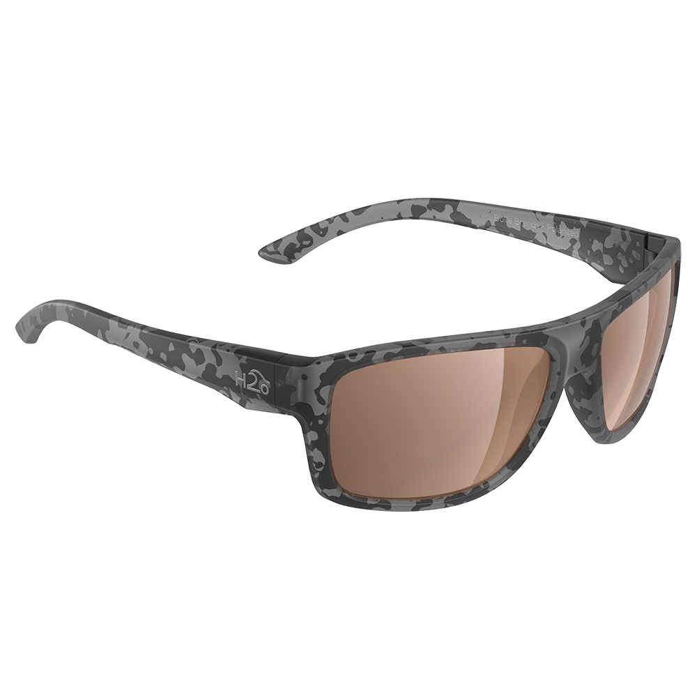 H2Optix Grayton Sunglasses Matt Tiger Shark, Brown Lens Cat. 3 - AR ...