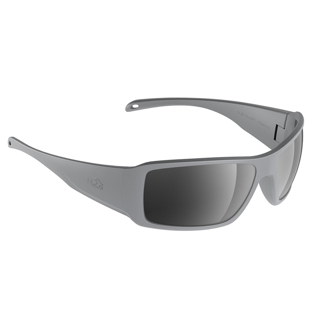 H2Optix Stream Sunglasses Matt Grey, Grey Silver Flash Mirror Lens Ca ...