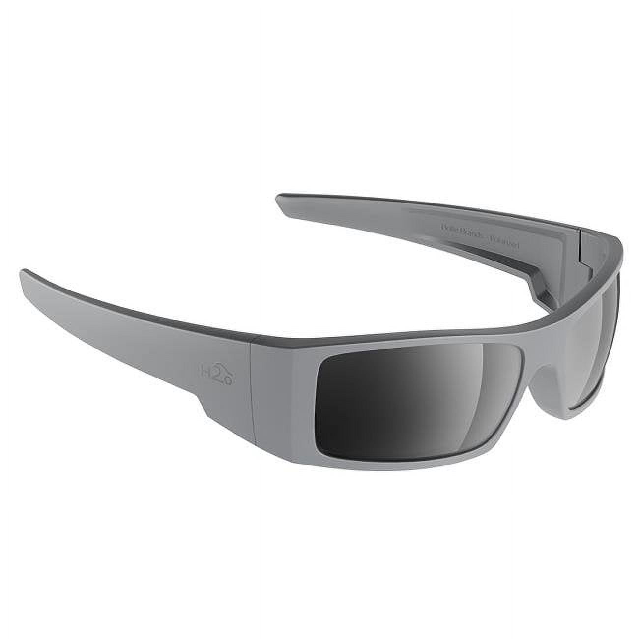 H2Optix Waders Sunglasses Matt Grey, Grey Silver Flash Mirror Lens Ca ...