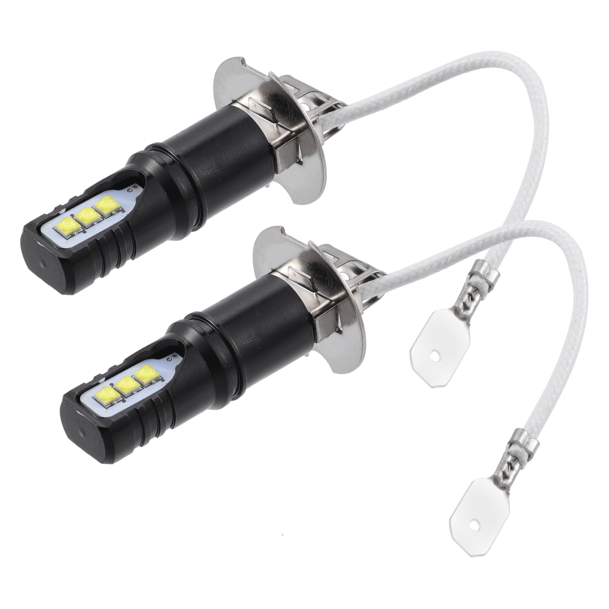 H3 Fog Lights Bulbs Headlight Bulb 80W Power LED 2525 Chips Auto LED ...