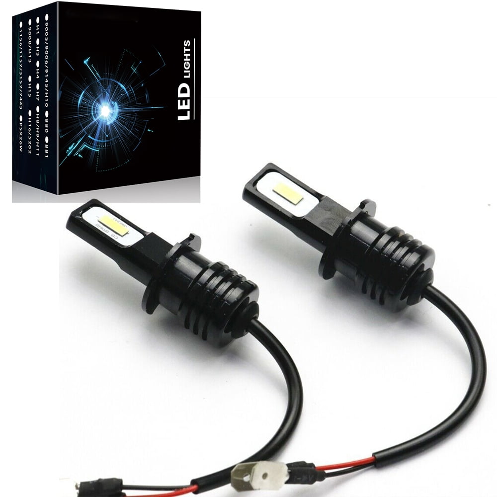 H3 LED 8000k Ice Blue Fog Driving Light Lamp Bulbs For 1995-2000 ...
