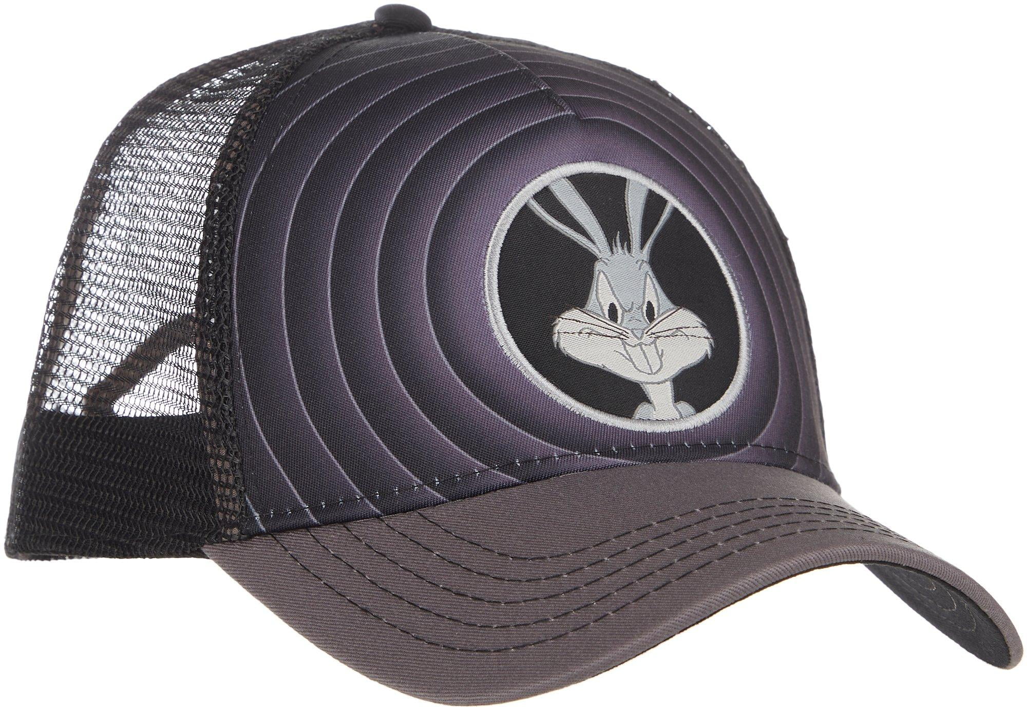 H3 Mens Bugs Bunny Adjustable Mesh Baseball Hat One Size Grey/black ...