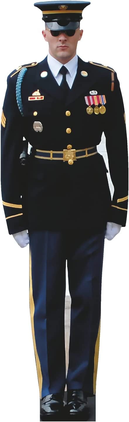 H32032 US Honor Guard Standing at Attention Cardboard Cutout Standee ...