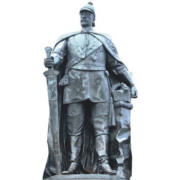 H32056 Otto von Bismarck Statue Sword Cape Crown Cardboard Cutout ...