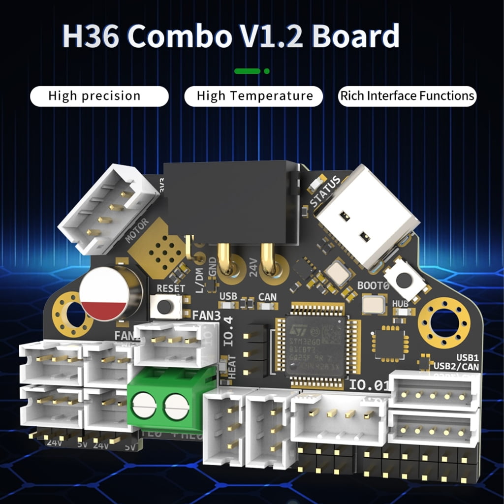 H36 Combos High Temperatures Tool Board for Klipper Firmware and USB ...