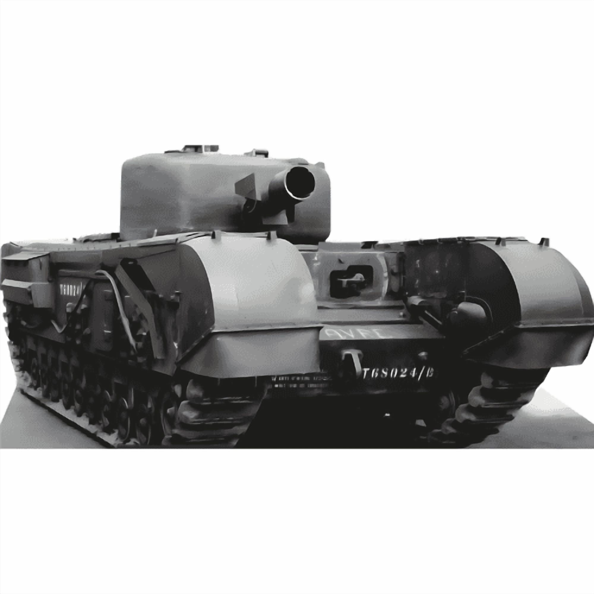 H37025 Operation Overlord Normandy D-Day Churchill Tank World War II 2 ...