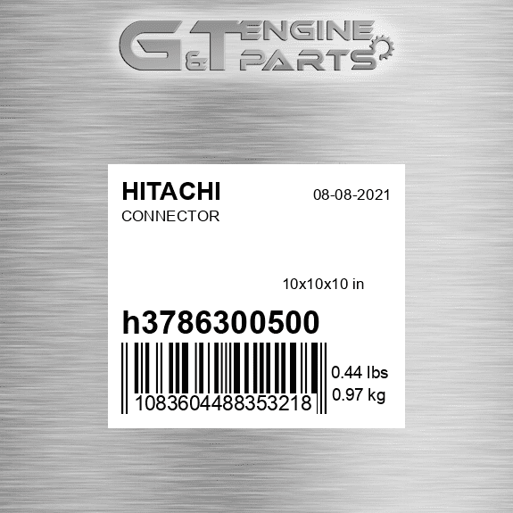 H3786300500 CONNECTOR fits HITACHI (New OEM) - Walmart.com