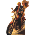 H38241 Donald Melania Trump Biker Motorcycle Cardboard Cutout Standee ...