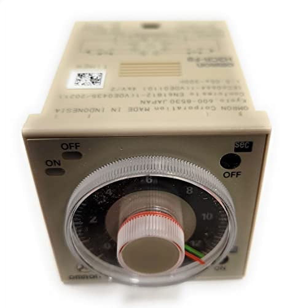 H3CR-F8 TWIN (DUAL) TIMER RELAY 1.2S-300H 100-240V AC OR 100-125VDC (8 ...