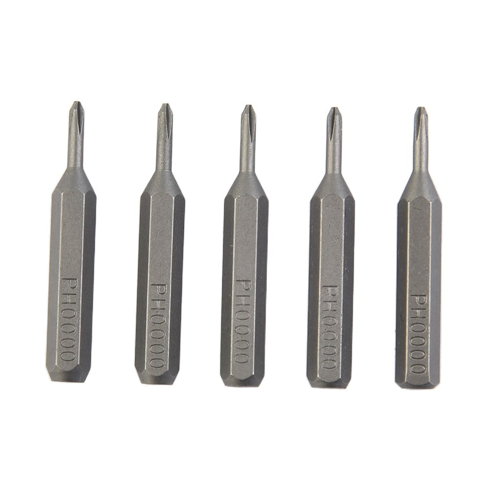 H4×28mm Cross Screwdriver Bits PH0000 PH000 PH00 PH0 PH1 PH2 4mm Hex ...