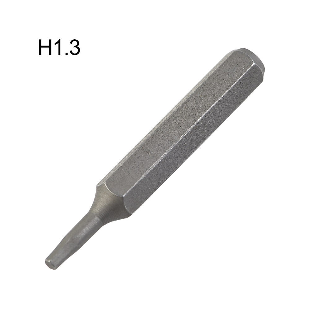H4×28mm Small Hex Screwdriver Bits H1.3 4mm Hex Shank - Walmart.com