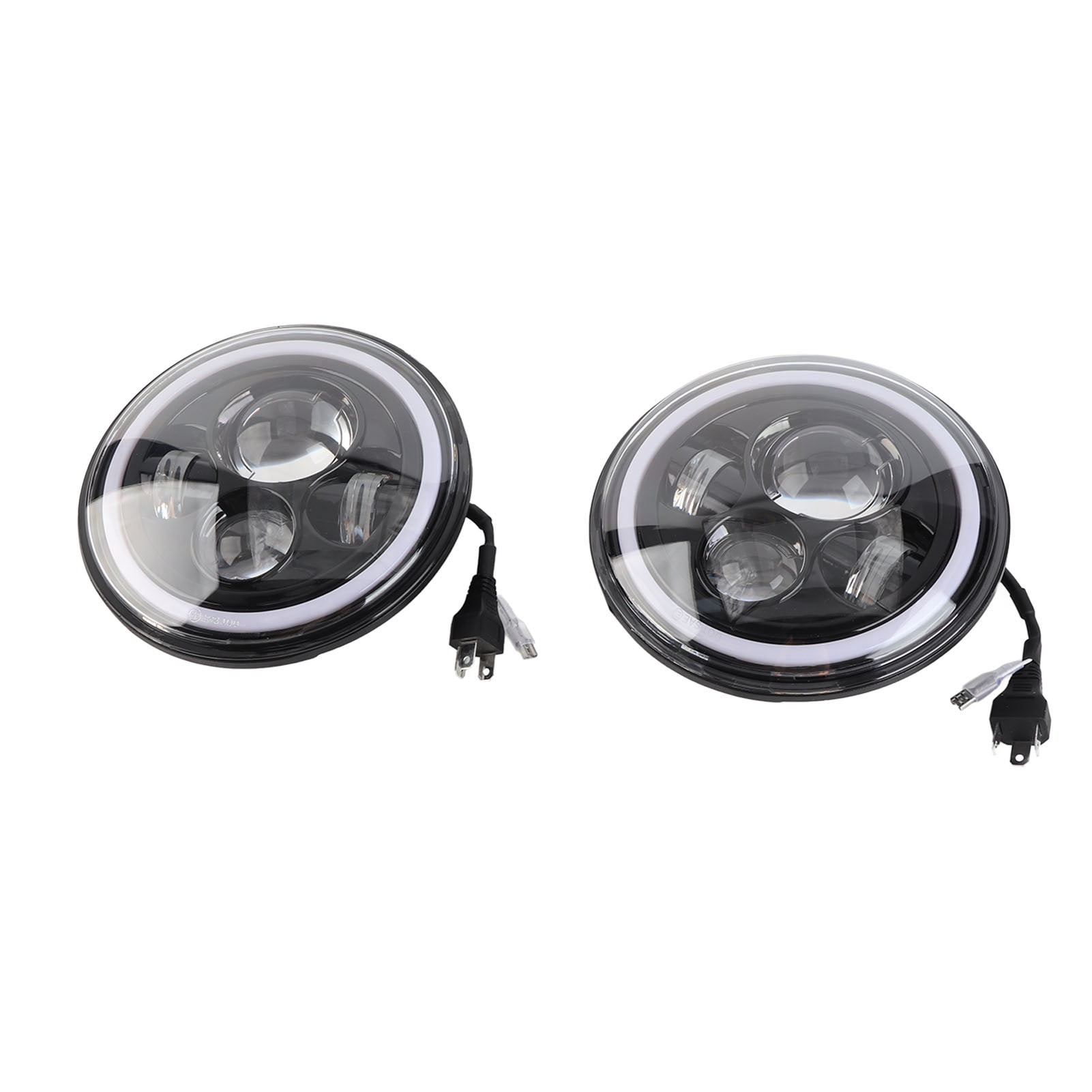 H4 7 Inch LED Headlight Round Headlight With High/Low Beam And DRL ...