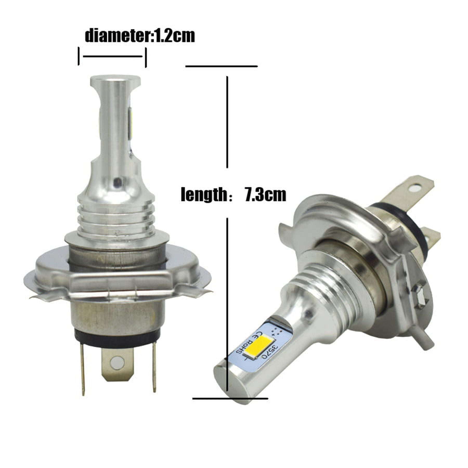 H4 9003 HB2 Canbus LED Headlights Bulb High&Low Beam 35W 4000LM White ...
