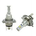 H4 9003 HB2 LED Headlights Bulbs High+Low Beam 35W 4000LM 6000K White ...