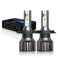 H4 9003 LED Headlight Bulbs Car & Truck High&Low Dual Beam Kit 6000K ...