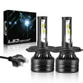 H4 9003 LED Headlight Bulbs Car & Truck Parts Hi /Low Dual Beam Kit ...