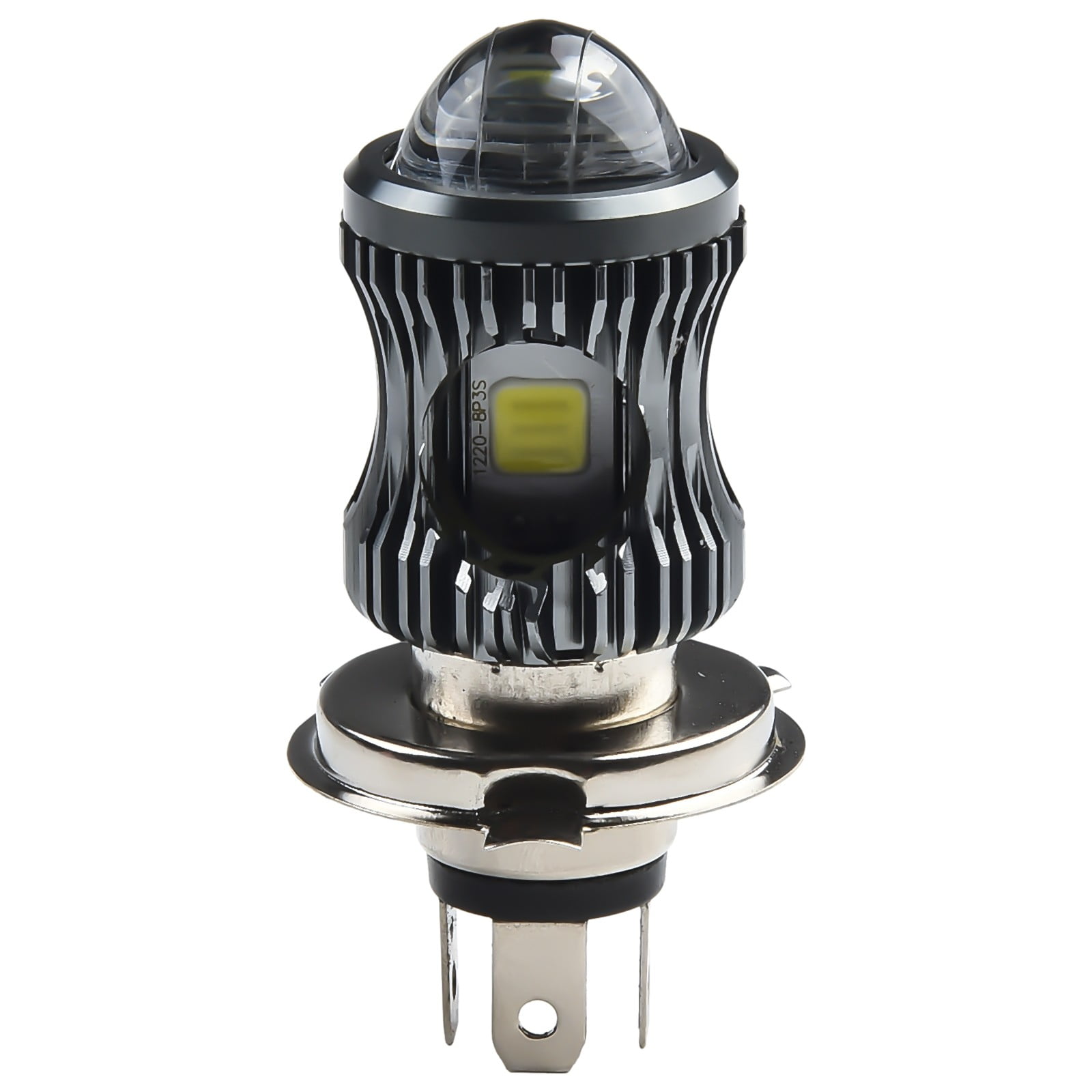 H4 BA20D H6 LED Motorcycle Headlight Bulb 3500LM Hi/Low Beam Motobike ...