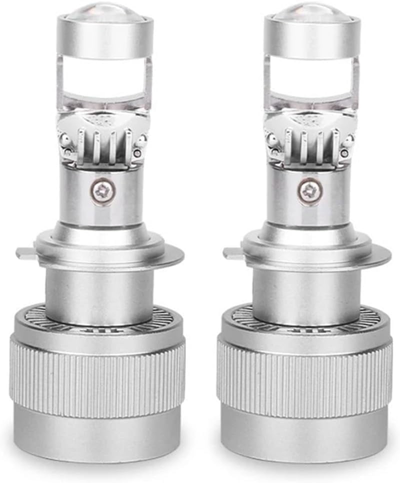 H4 Bi Led Projector Mini Lens LED Projector Lens H7 Led Canbus Car Bulb ...