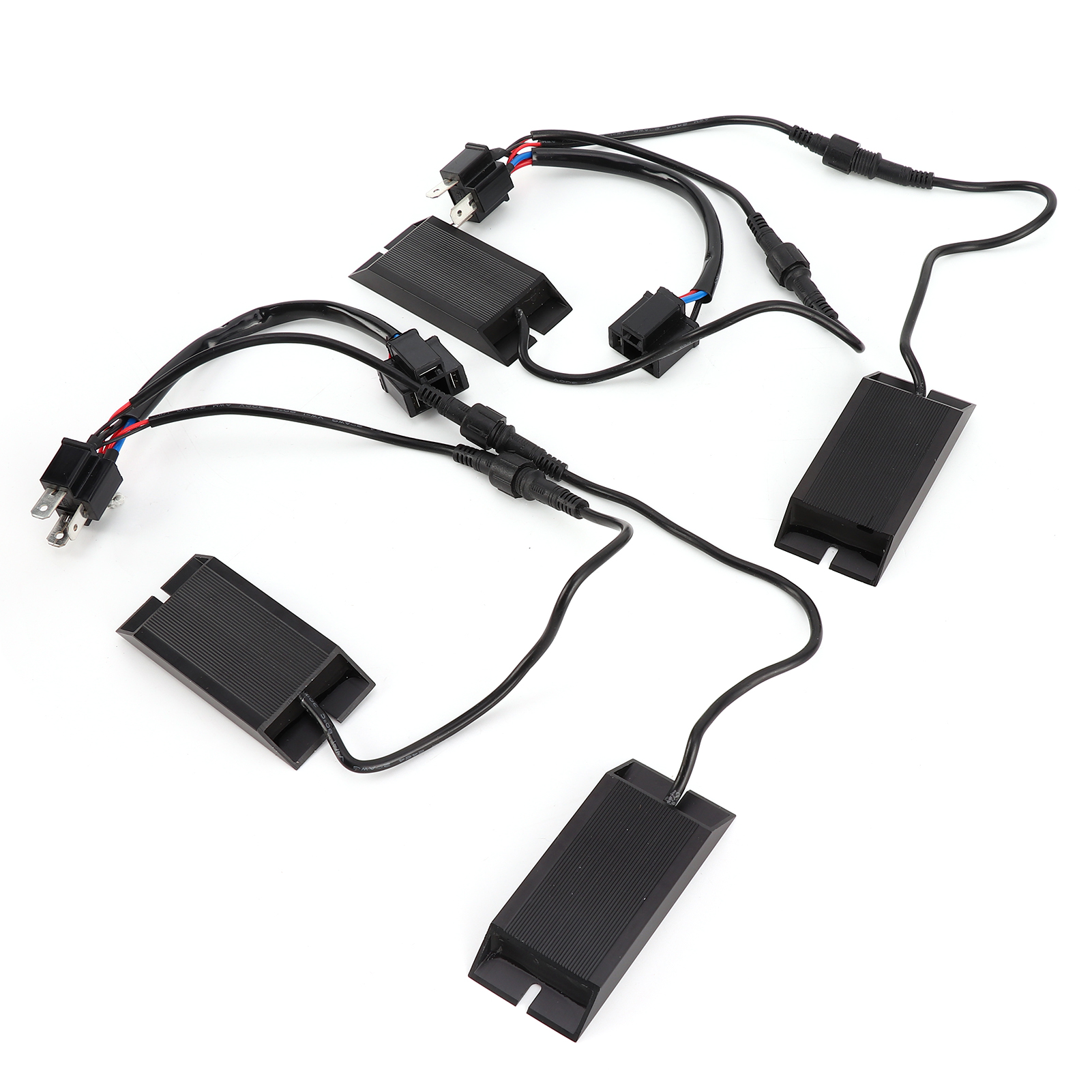 H4 Fog Light Split Dual Resistance Decoder DC12V 50W 6 Ohms Anti ...