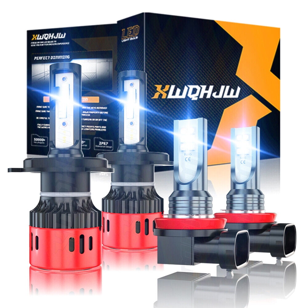 H4 H11 LED Headlight High Low Dual Beam Bulbs Fog Lights For Mini ...