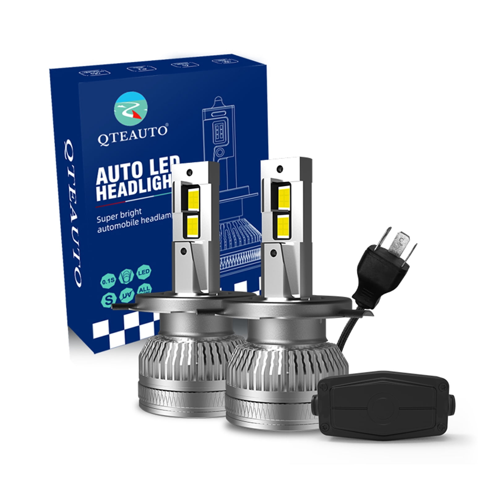 H4/HB2/9003 LED Bulb Super Bright High Beam Low Beam 140W, 12V, Color ...