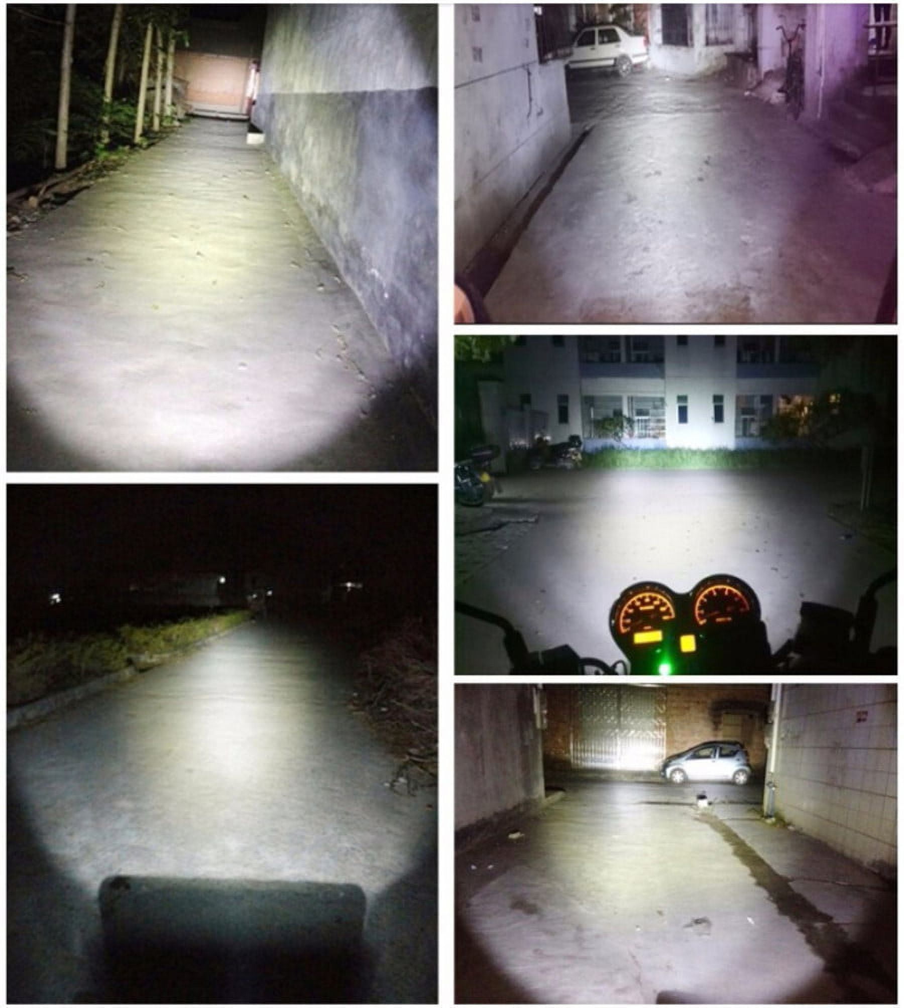 H4 HS1 BA20D P15D H6 Motorcycle Headlight Led Bulb 3500LM 35W 6000K 6 ...