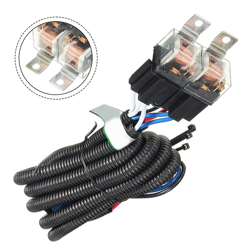 H4 Headlight Relay Harness Kit,light enhancement Fit for Toyota for ...