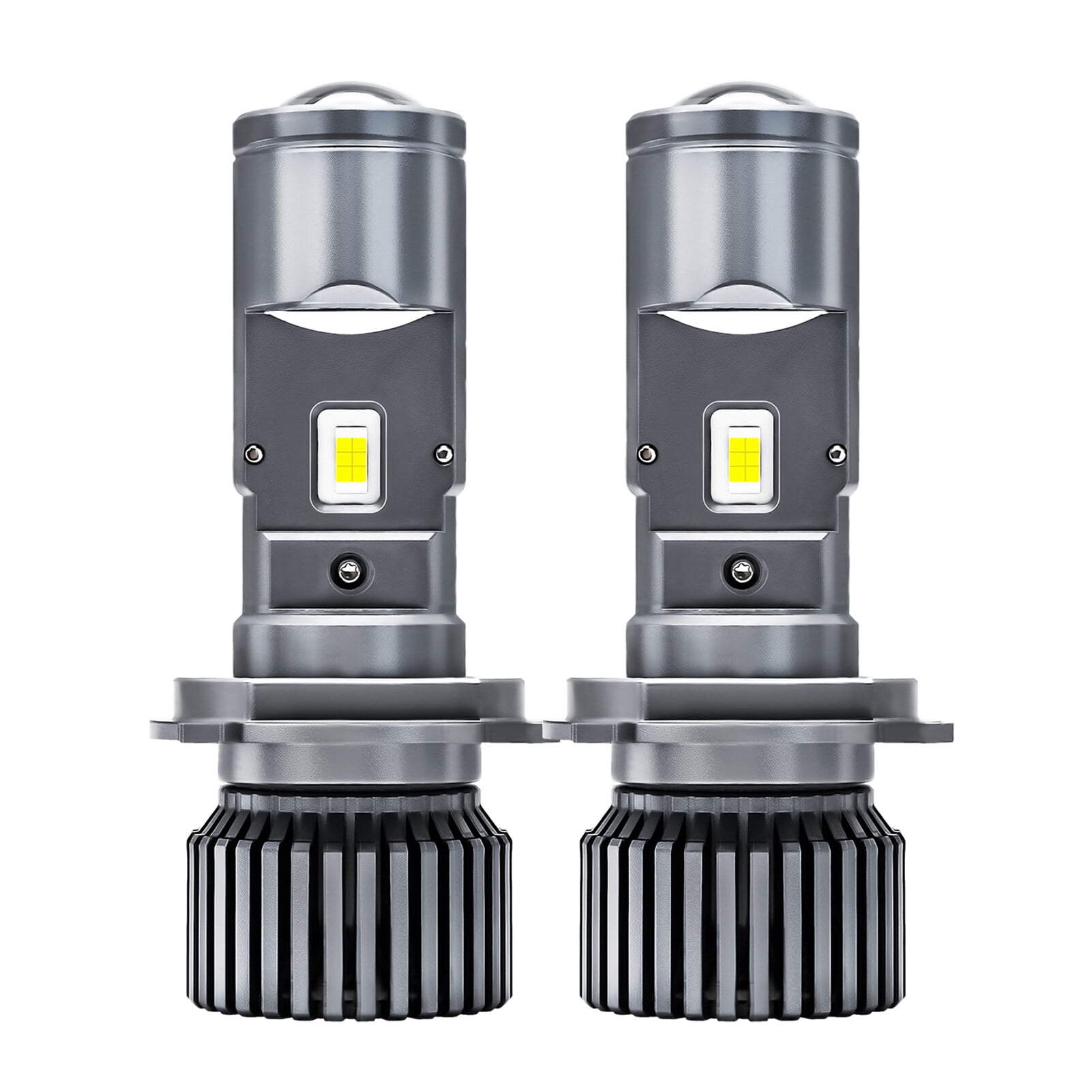 H4 LED Headlight Bulbs, 25000LM 90W Dual-Lens Super Bright LED ...