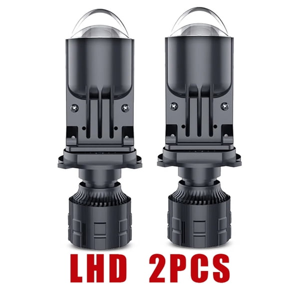 H4 LED Headlight Bulbs - 90,000LM Mini Lens Dual Projector for Car ...