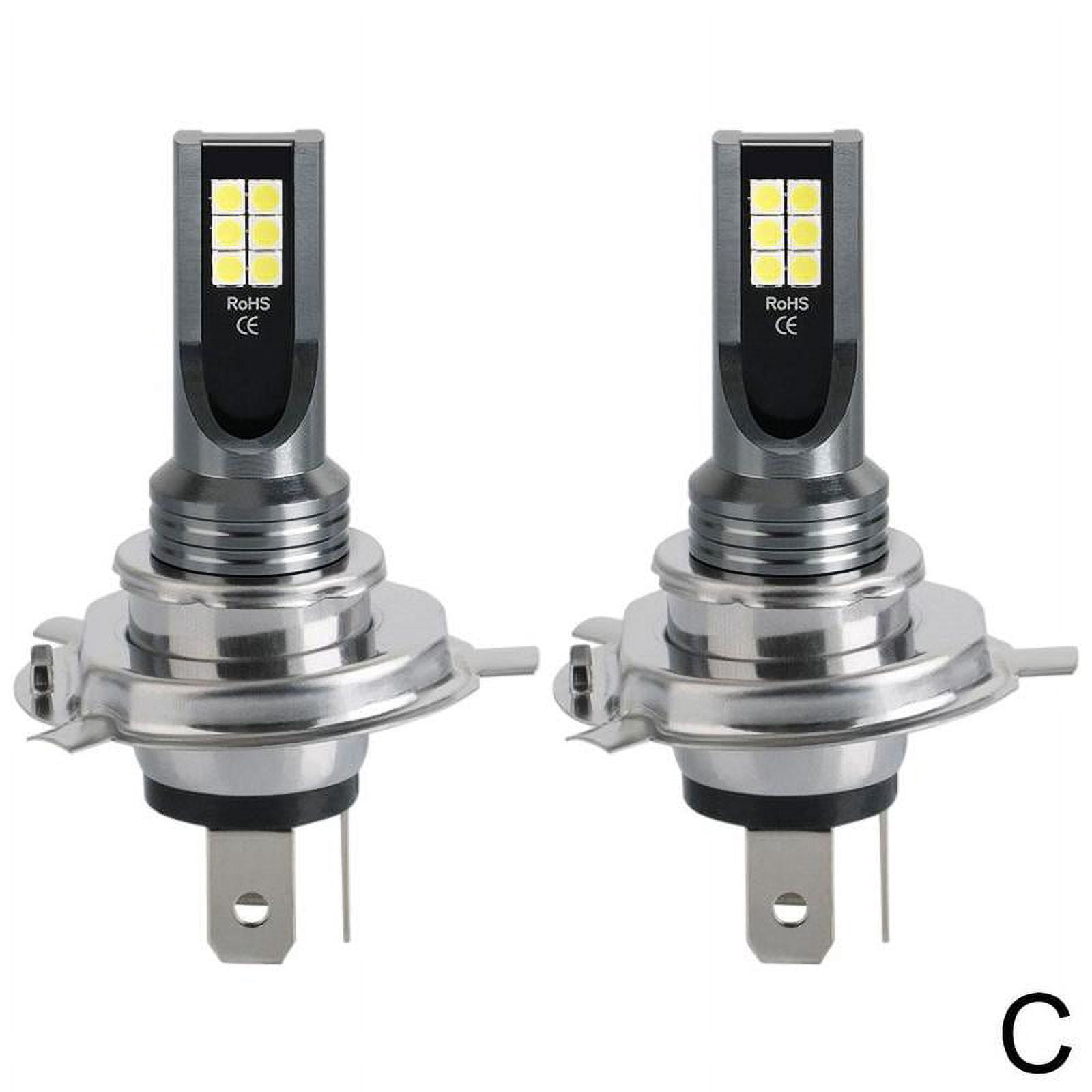 H4 LED Headlight Kits 110W 20000LM FOG Light Bulbs 6000K Driving Lamps ...