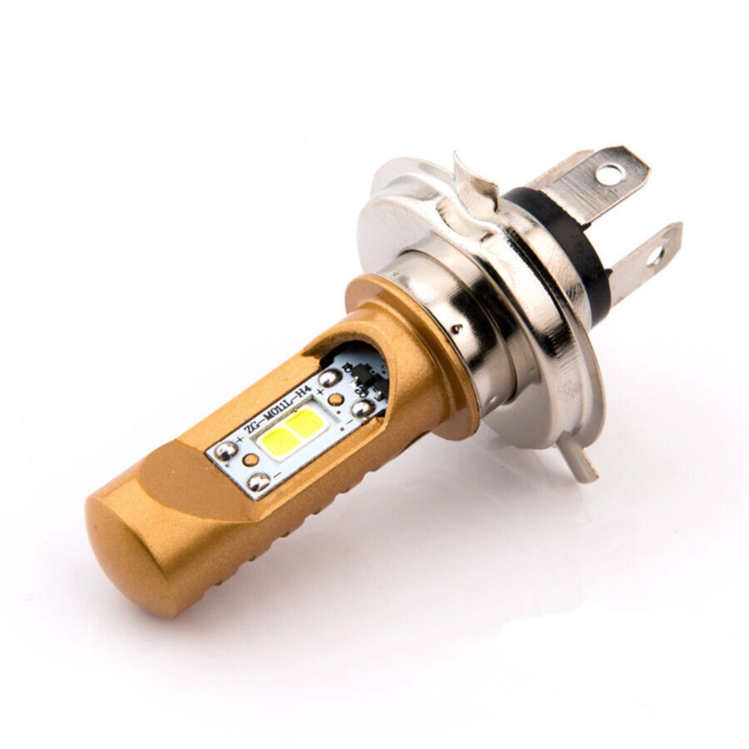 H4 LED high and low beam of headlight bulbs bright DRL lights ...