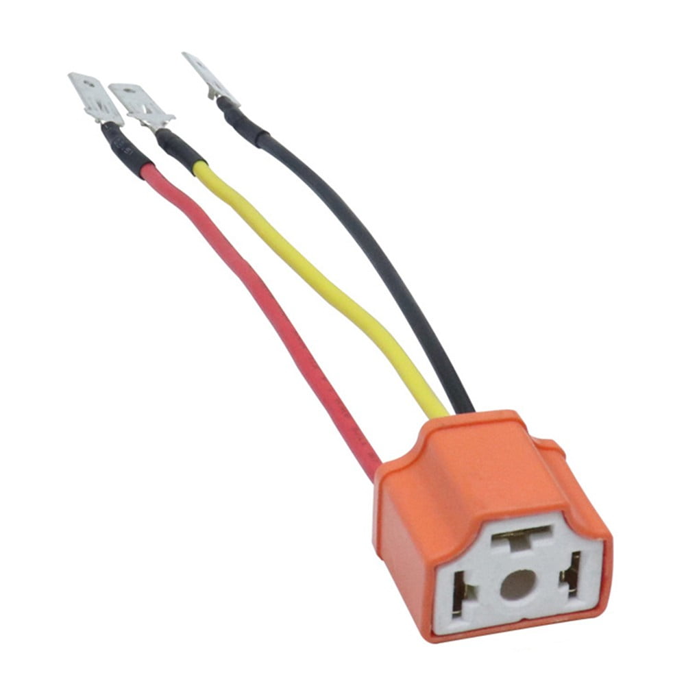 H4 LED PVC Wire Wiring Harness Connector Sockets Plug Adapter Socket ...